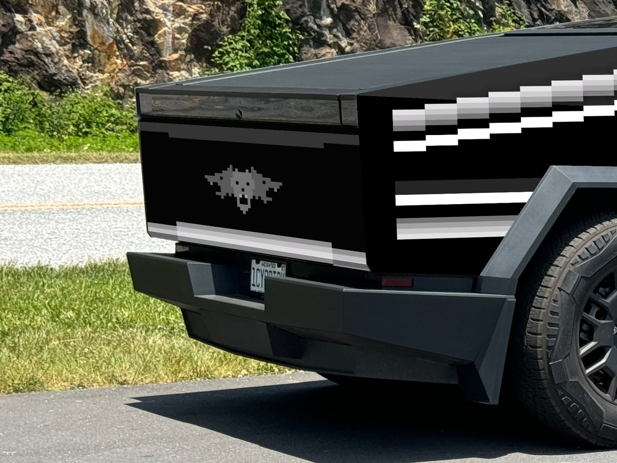 8 bit Bullet Cyberbill Cybertruck wrap – Cyber Owners