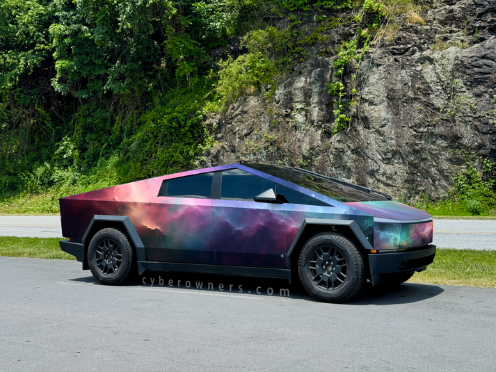 Nebula space Cybertruck wrap – Cyber Owners